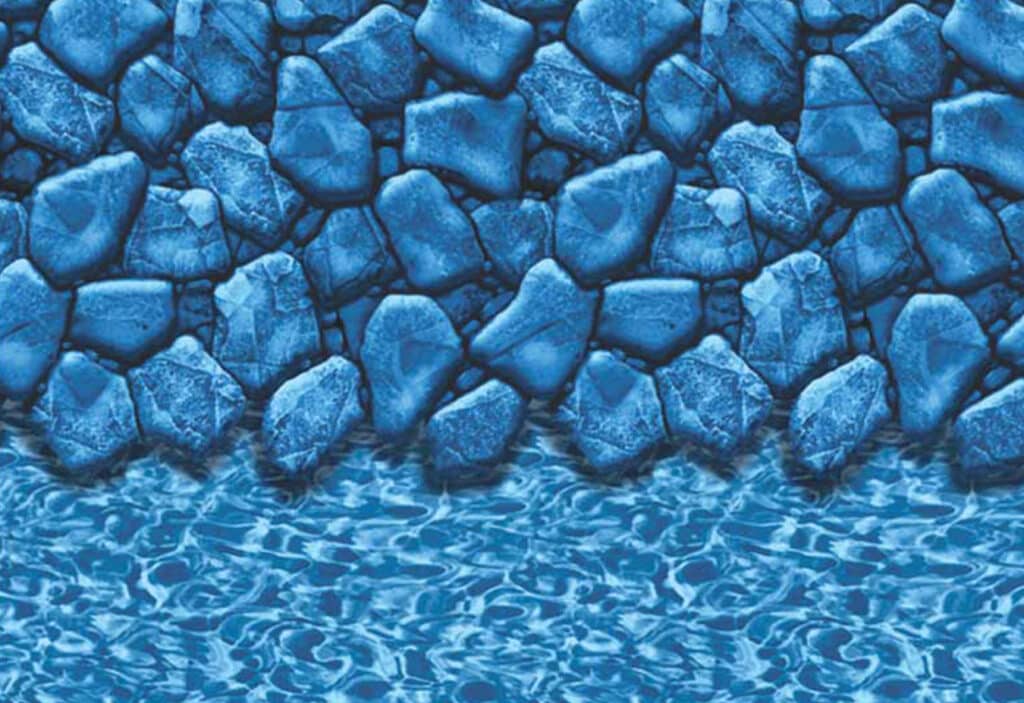 GLI Boulder Swirl Overlap Aboveground Swimming Pool Liner - Shop Valley ...